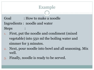 Procedure text | PPT