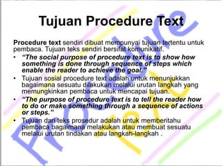 Procedure text | PPTX
