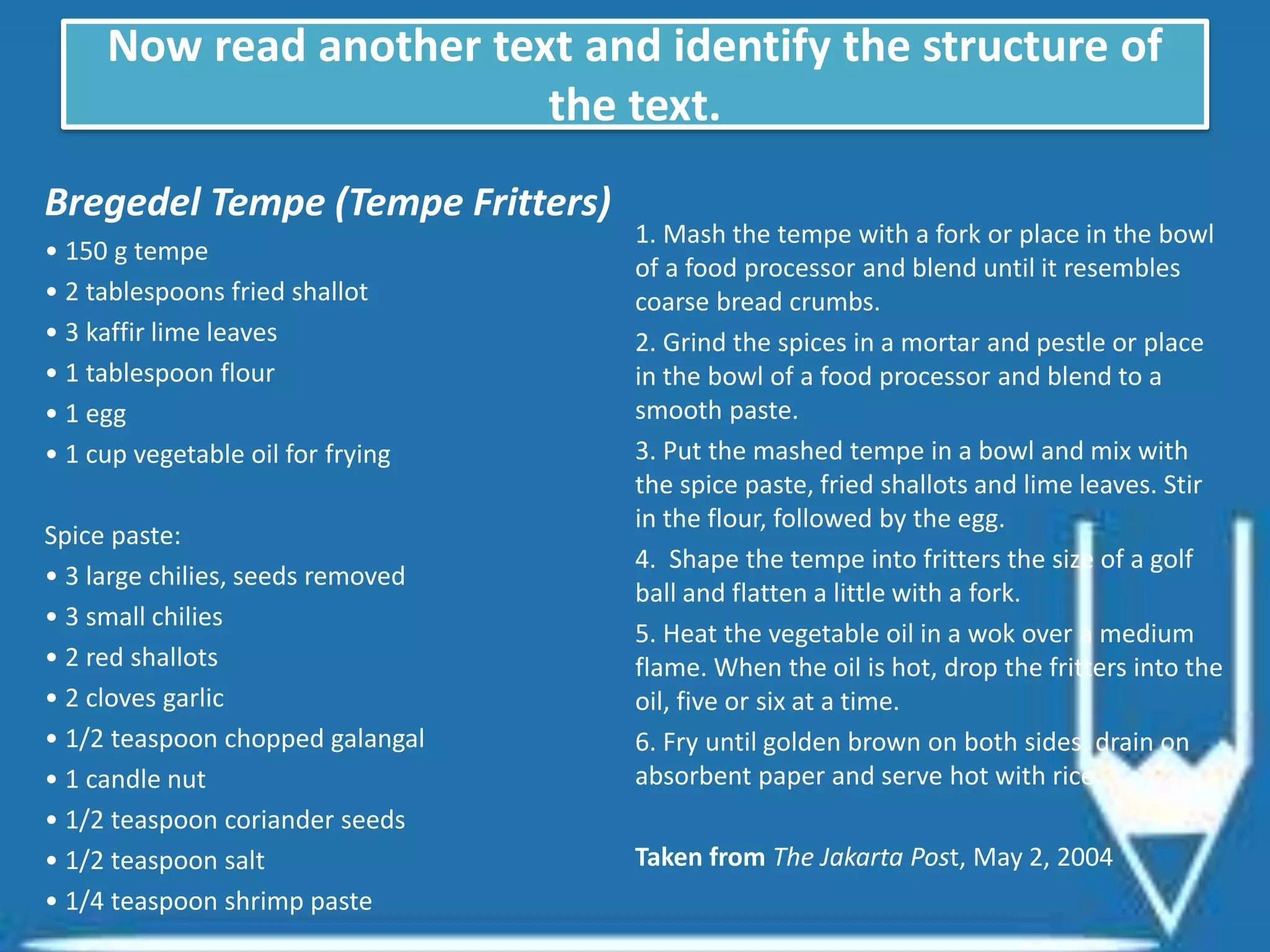 Procedure text | PPT