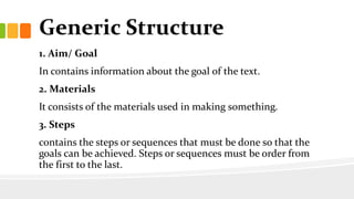 Procedure text | PPTX