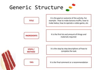 Procedure Text | PPTX