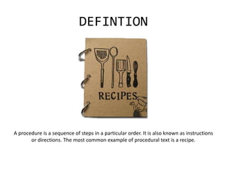 Procedure Text | PPTX