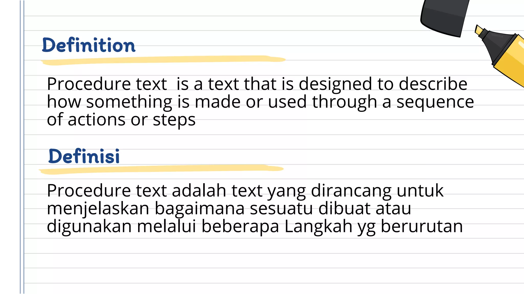 Procedure text | PPTX