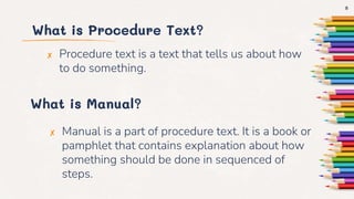 Procedure_Text. KELAS 10 DAN 11 SMK KURIKULUM 13 pptx | PPTX