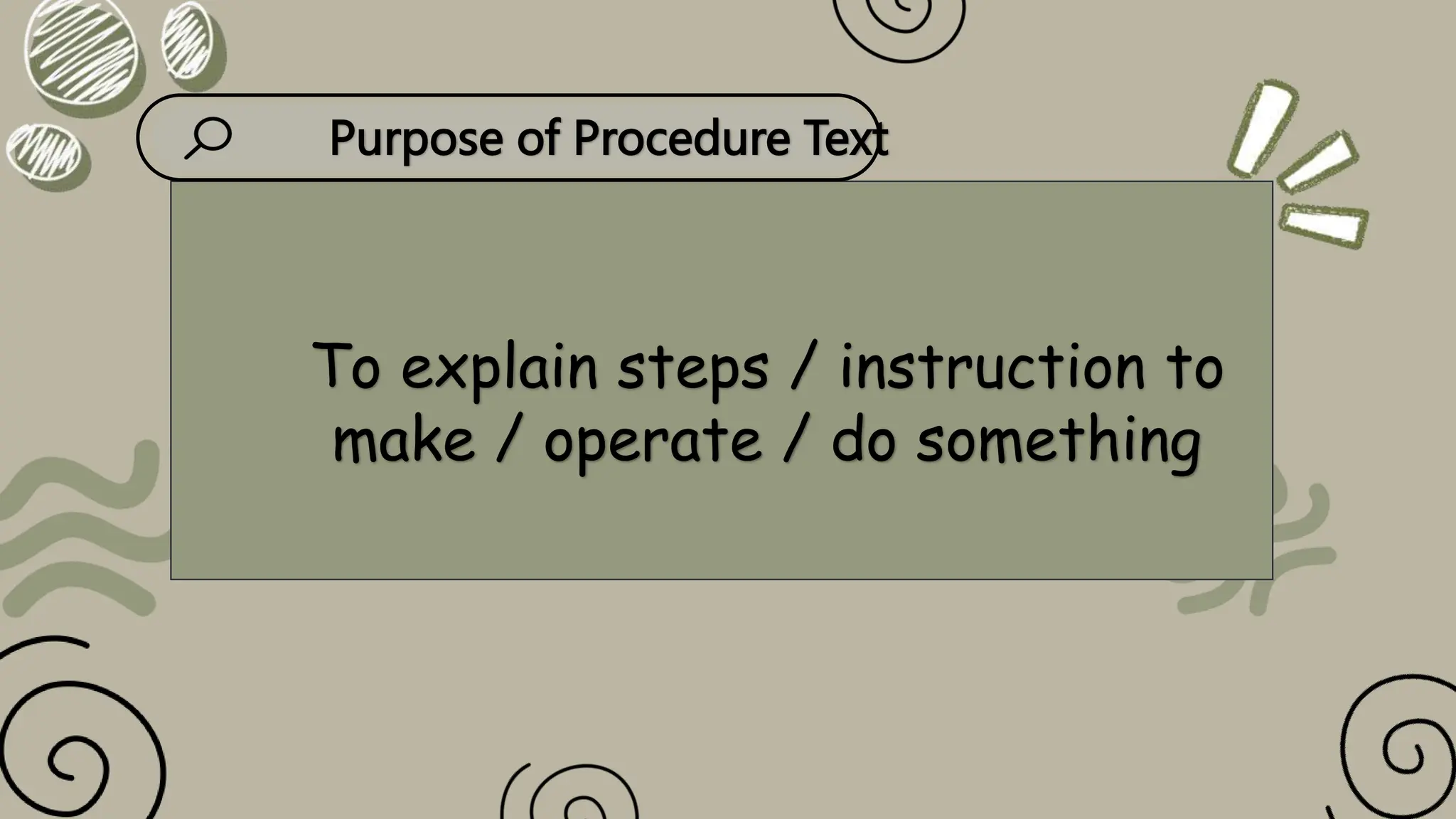 procedure text that wiil help you learn english | PPT
