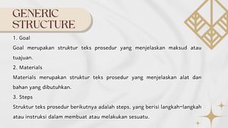 POWER POINT PROCEDUR TEXT (Teks Prosedur) Materi bahasa inggris | PDF