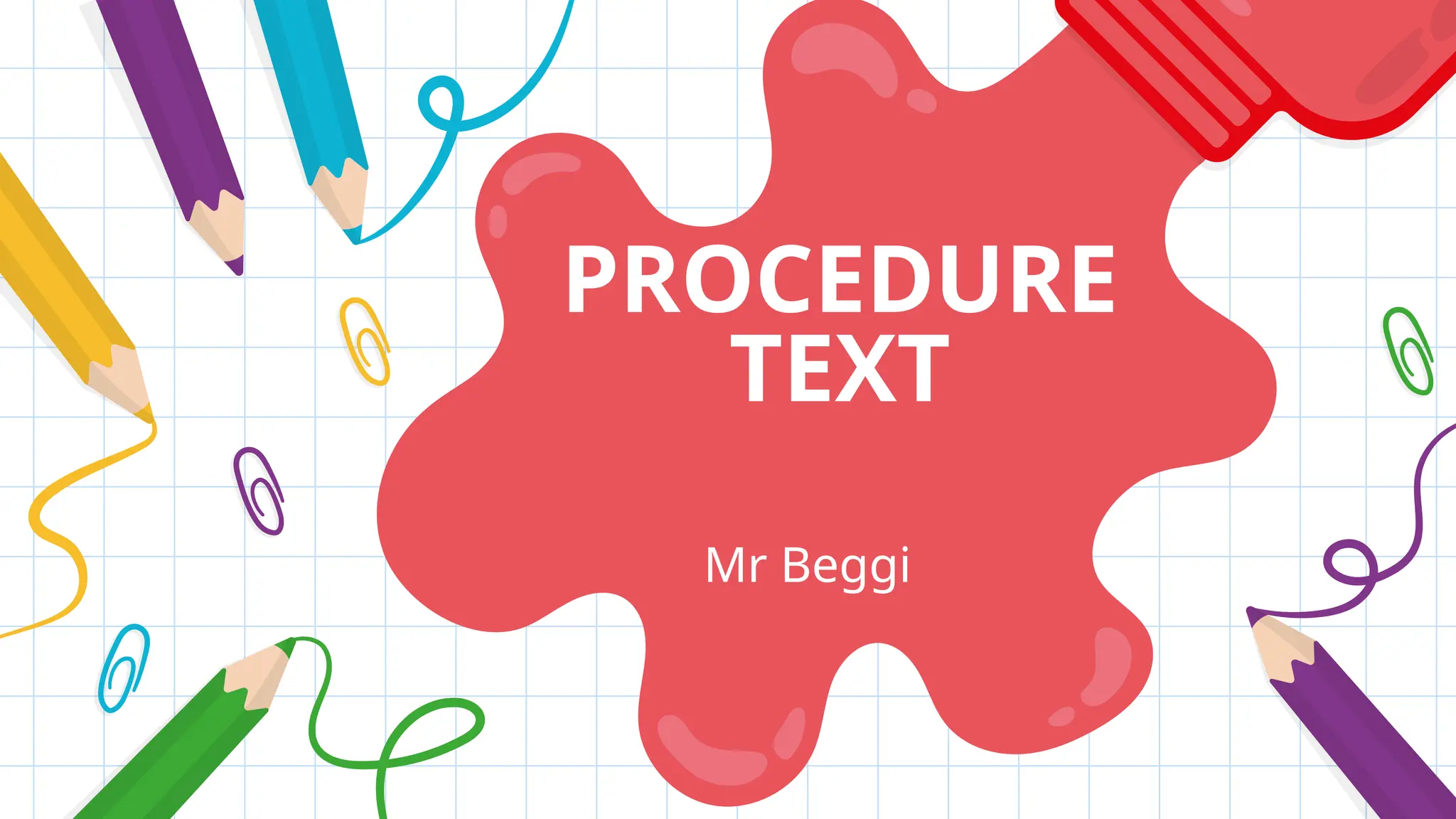 procedure text education to teach procedure text | PPTX