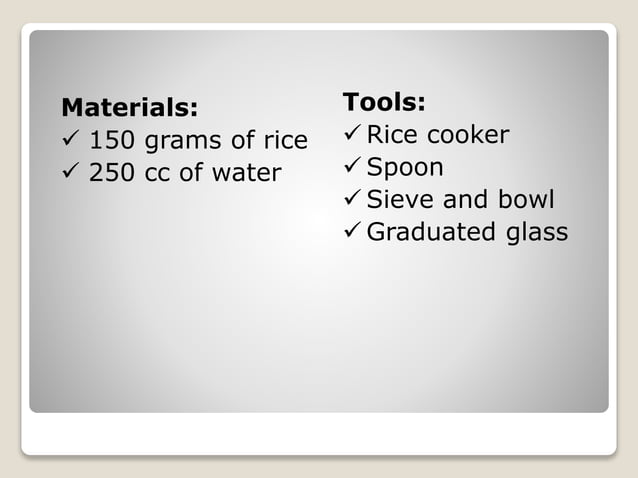 Contoh Procedure Text (HOW TO USE RICE COOKER) | PPTX | Cooking | Food ...
