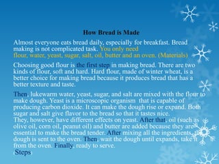 Procedure text | PPTX | Cooking | Food & Drink