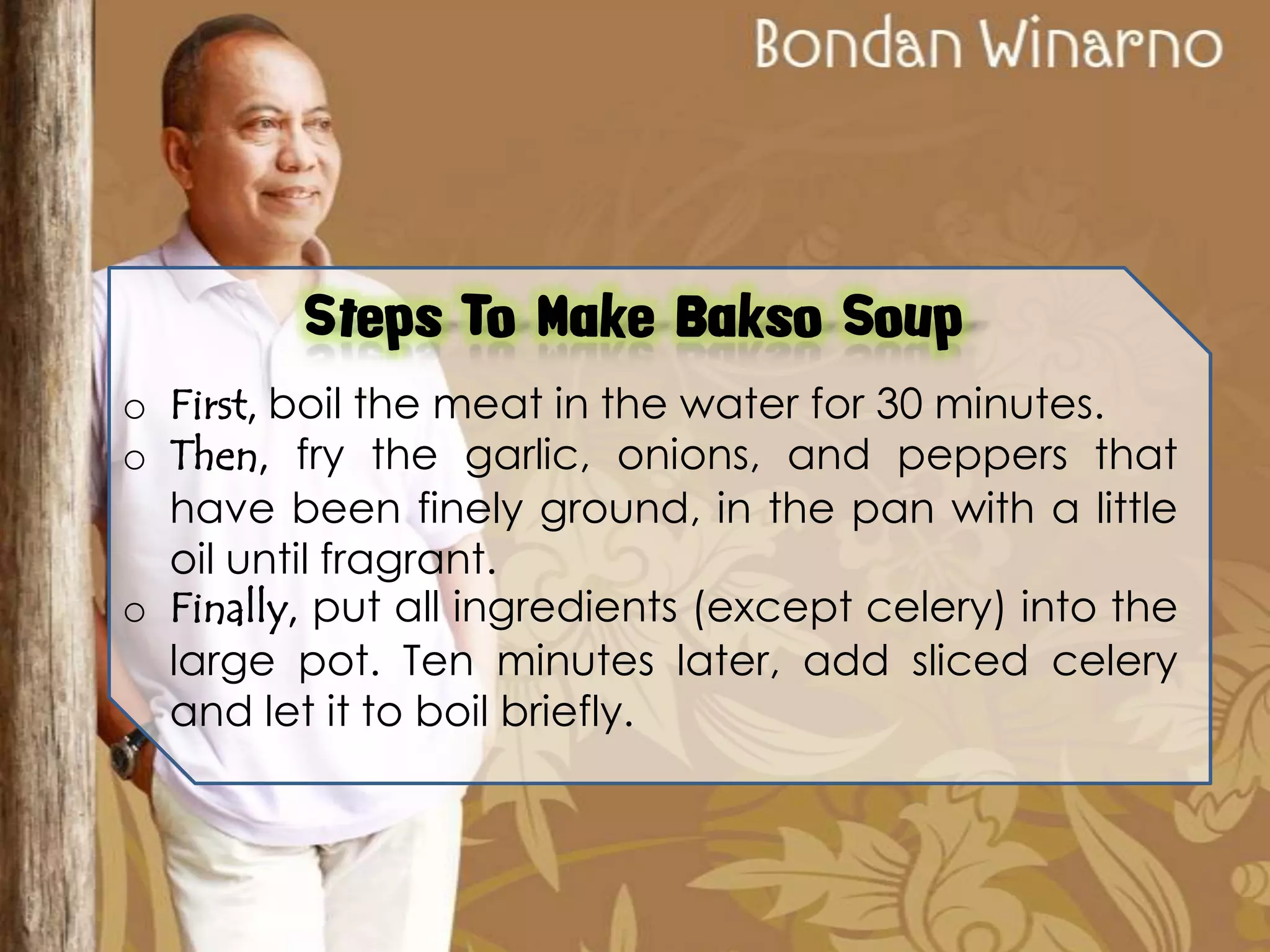 How To Make Bakso | PPTX