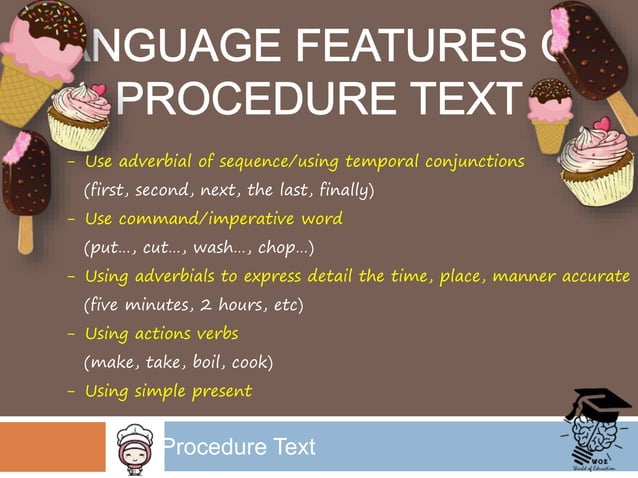 TEKS PROCEDUR/PROCEDURE TEXT, MATERI BAHASA INGGRIS JENJANG SMP | PPTX