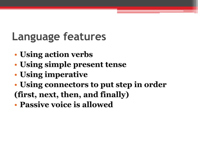 Procedure text etm22 | PPT