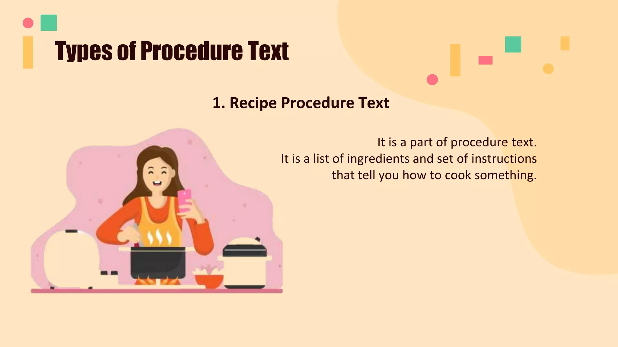 procedure text inggris.pptx | Photography | Arts and Crafts