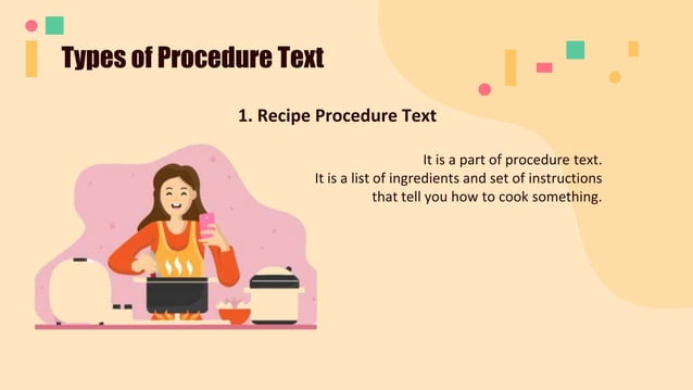 procedure text inggris.pptx | Photography | Arts and Crafts