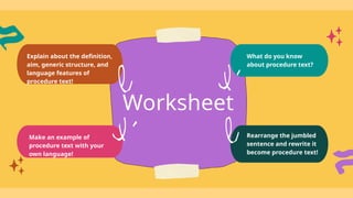 Procedure Text Presentation, pengertian, contoh, struktur bahasa.pptx