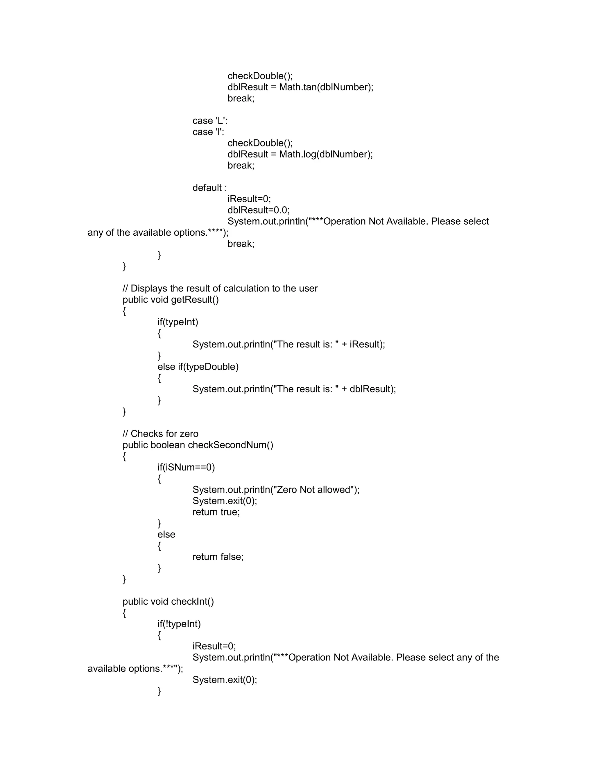 Procedure To Createthecalculatorapplication Java Doc Programming Languages Computing