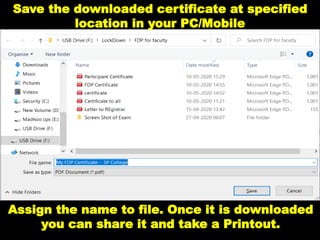 Procedure to Download certificate.pptx