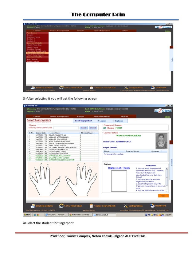 Procedure to install driver for biometric device | PDF | Operating ...