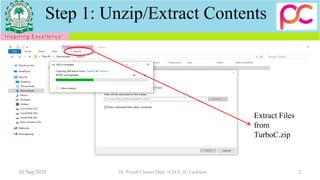Procedure to install turbo c++ | PDF