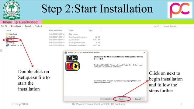 Procedure to install turbo c++ | PDF | Computer Software and Applications | Computing