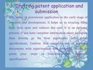 Procedure to Obtain Patents in India | PPTX | Business | Business and Finance