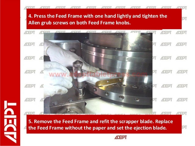 Procedure to set Feed Frame