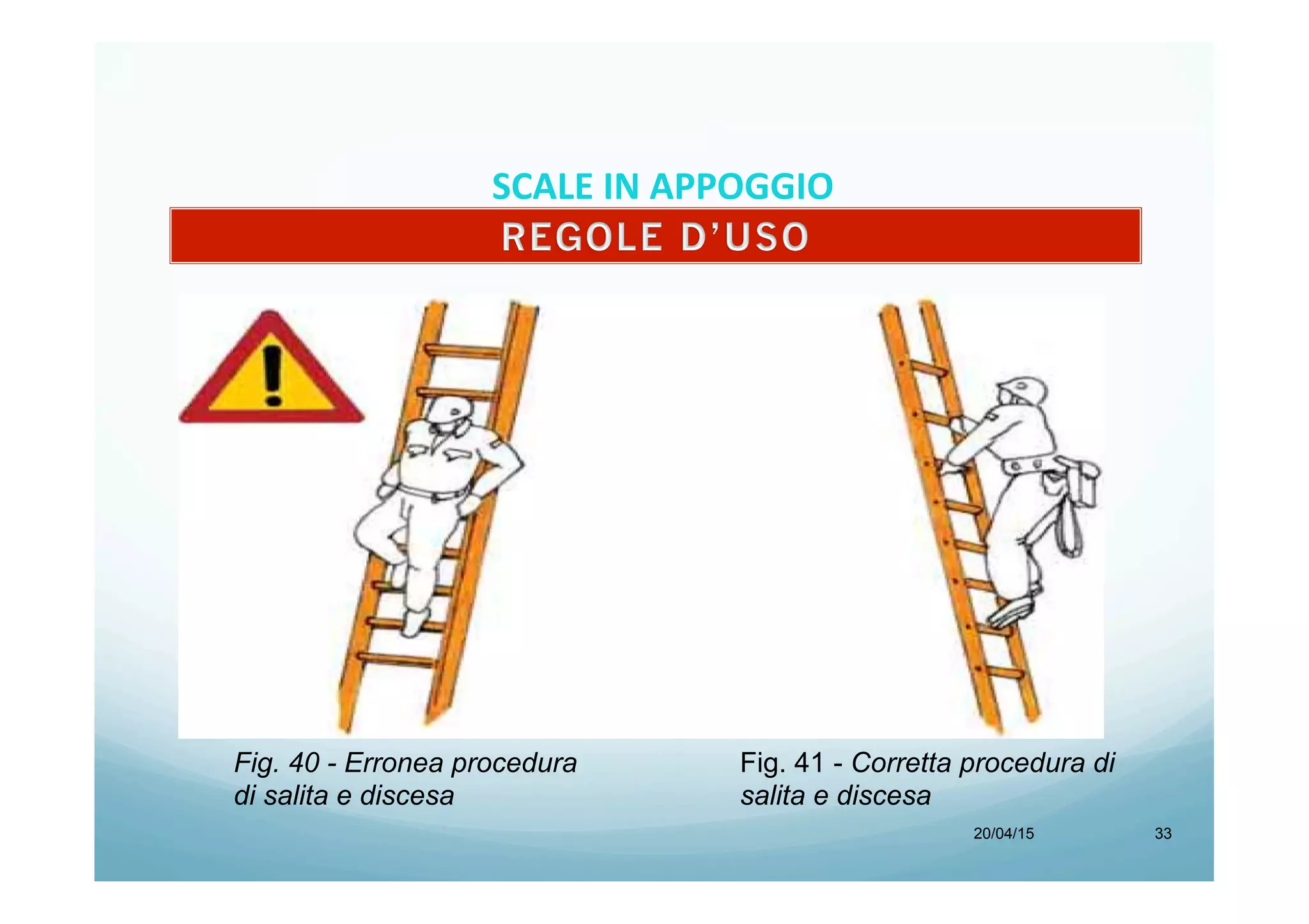 Le procedure utilizzo delle scale, di Veronica Galli | PDF