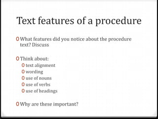 Procedure writing lesson 2 presentation | PPTX | Dental Health ...