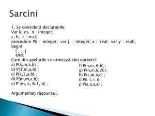 Proceduri | PPT