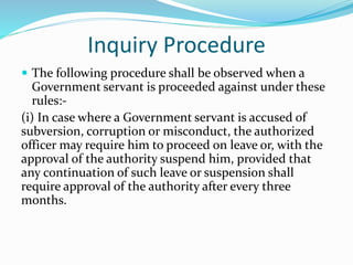 Proceedings under e&d rules, 1973 | PPTX