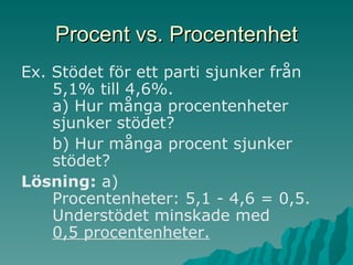 Procent, promille,ppm | PPT