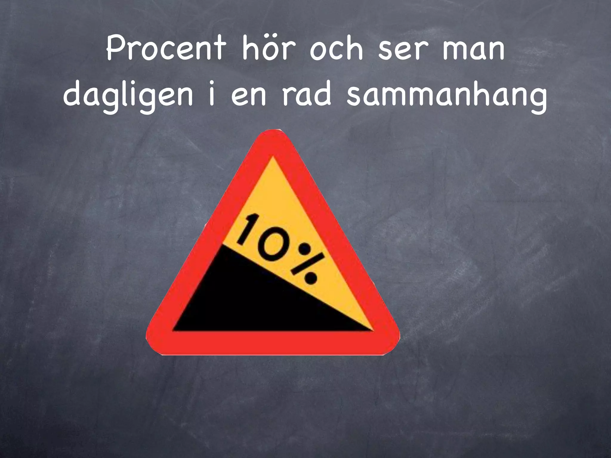 Procent och diagram | KEY