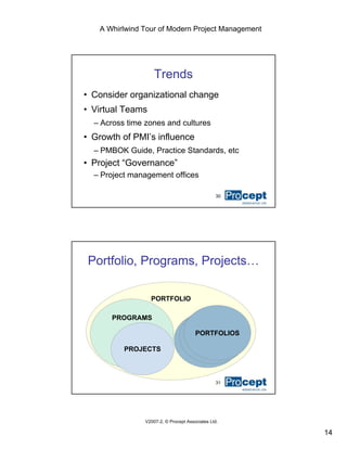 Procept Whirlwind Workshop 2007 | PDF
