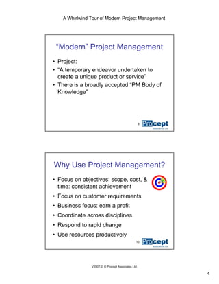 Procept Whirlwind Workshop 2007 | PDF