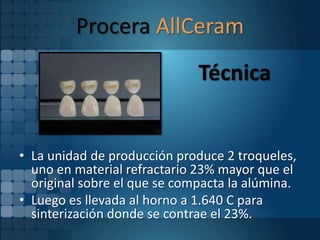 Coronas Procera All Ceram | PPTX