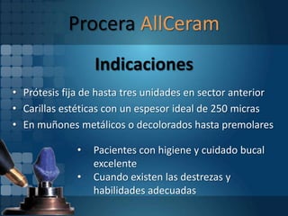 Coronas Procera All Ceram | PPTX