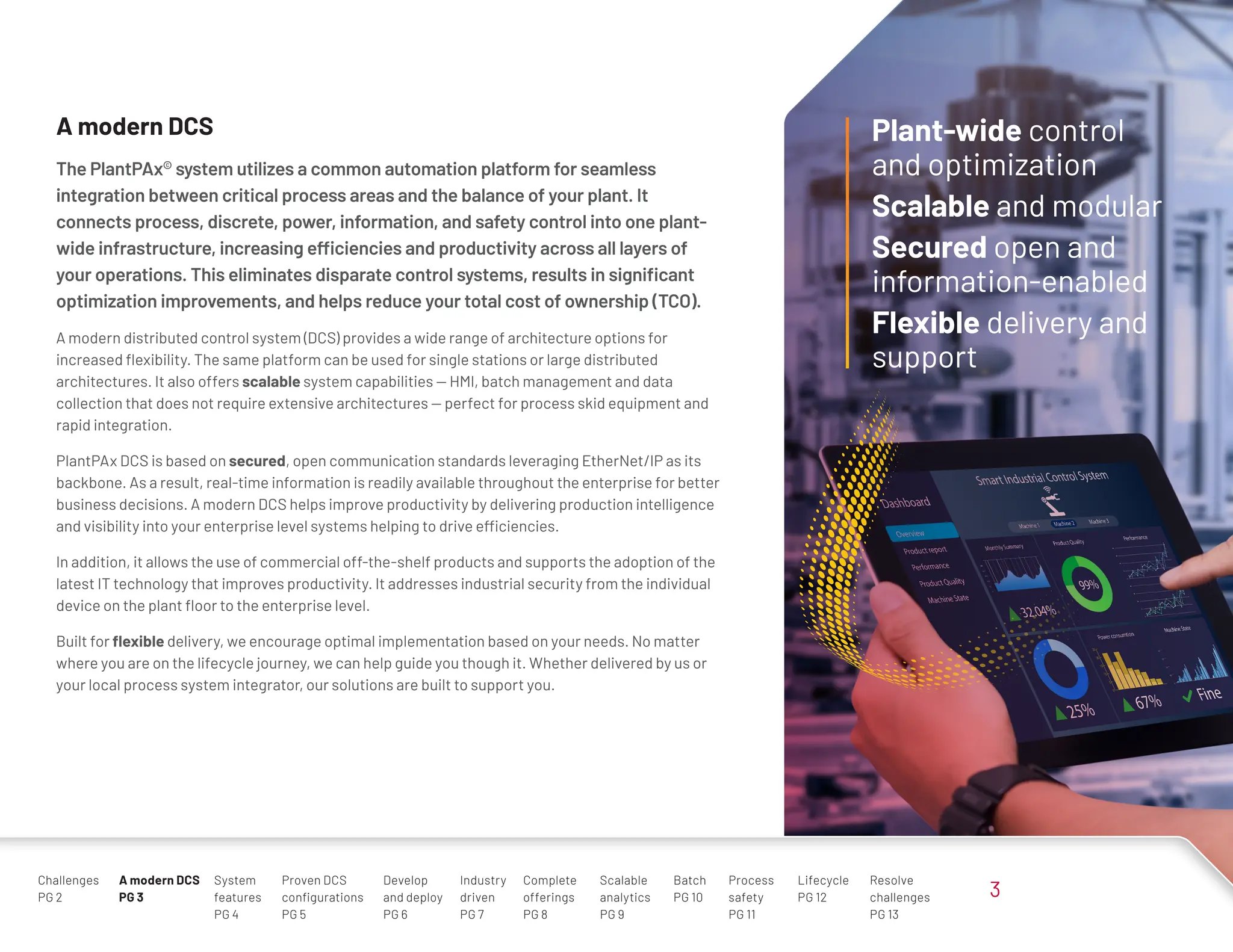 PlantPAX DCS Brochure by Rockwell Automation | PDF