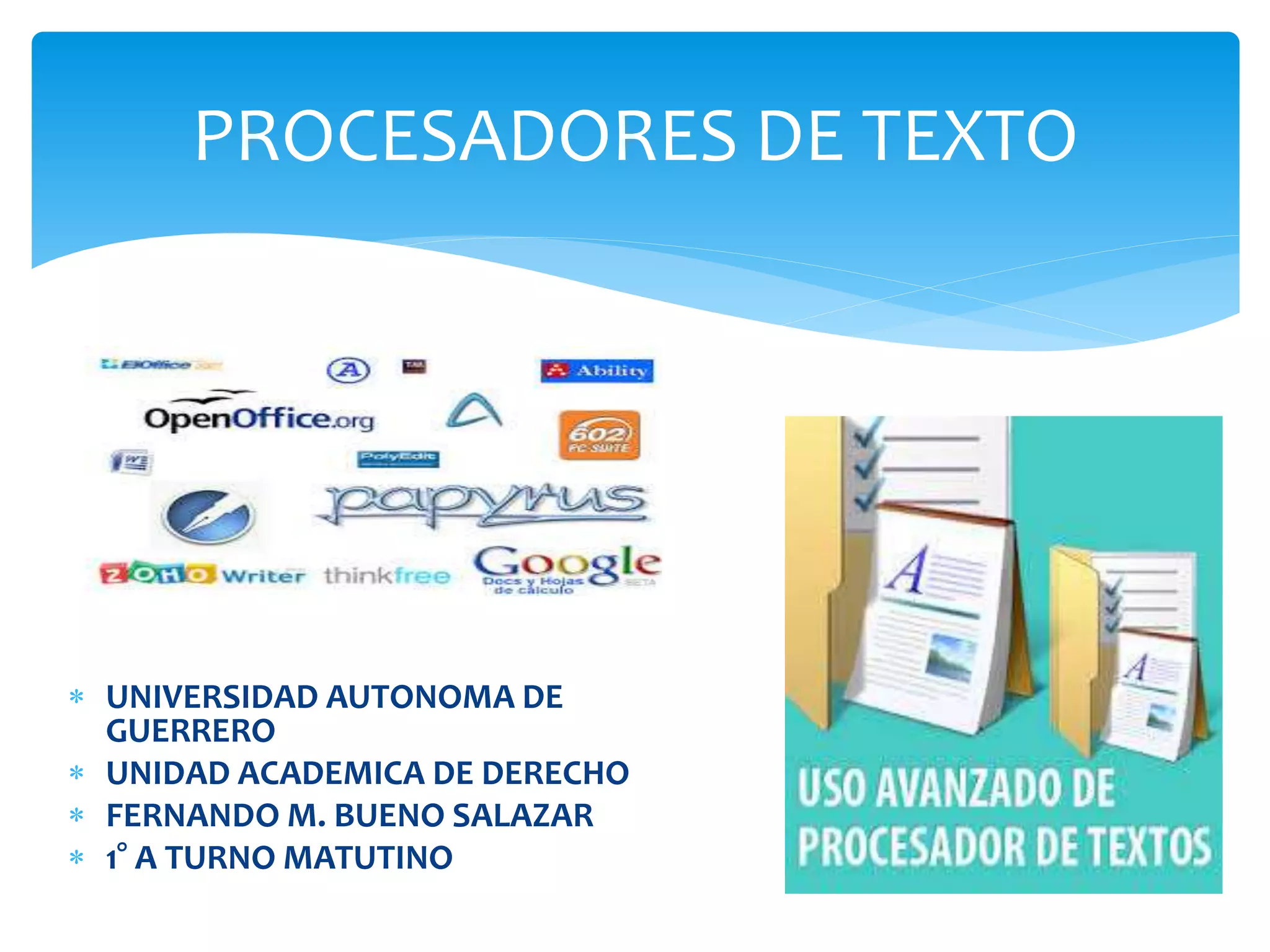 Procesador de texto. | PPTX