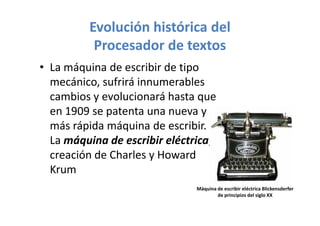 Procesador de textos | PPT