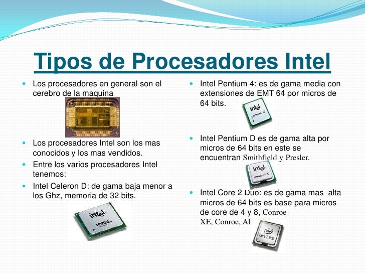 Que Es Un Procesador Tipos Y Caracteristicas Images