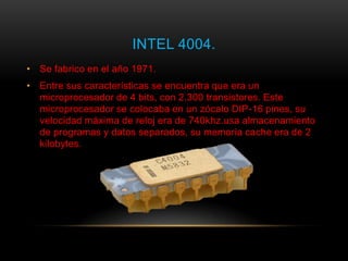 Procesadores intel | PPTX