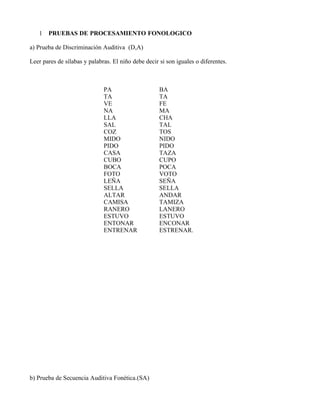 Procesamiento fonologico y lectura inicial1 | DOC