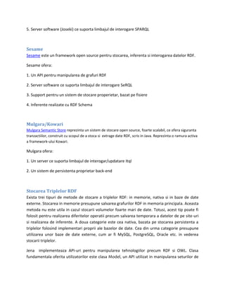 Procesarea RDF pentru platforma Java | PDF