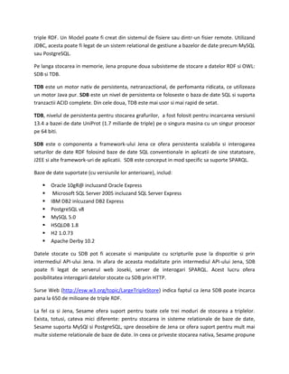 Procesarea RDF pentru platforma Java | PDF