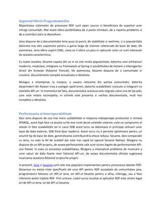 Procesarea RDF pentru platforma Java | PDF