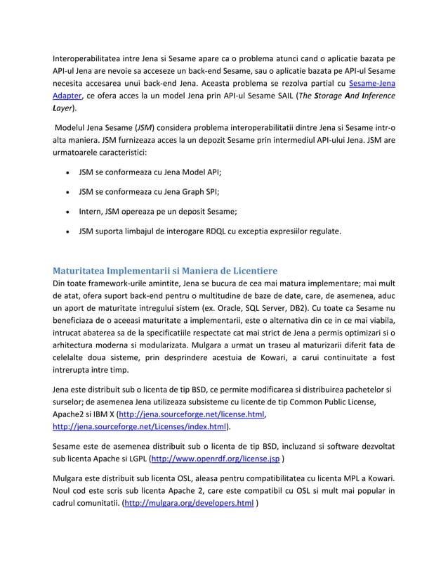 Procesarea RDF pentru platforma Java | PDF