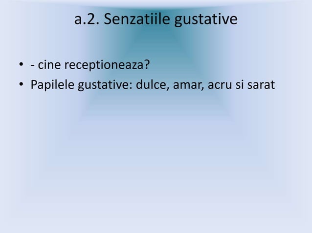 Procesele psihice senzoriale | PPT