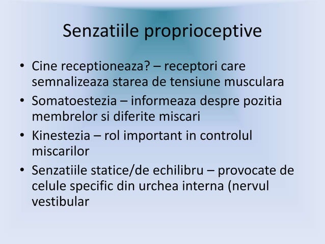 Procesele psihice senzoriale | PPT