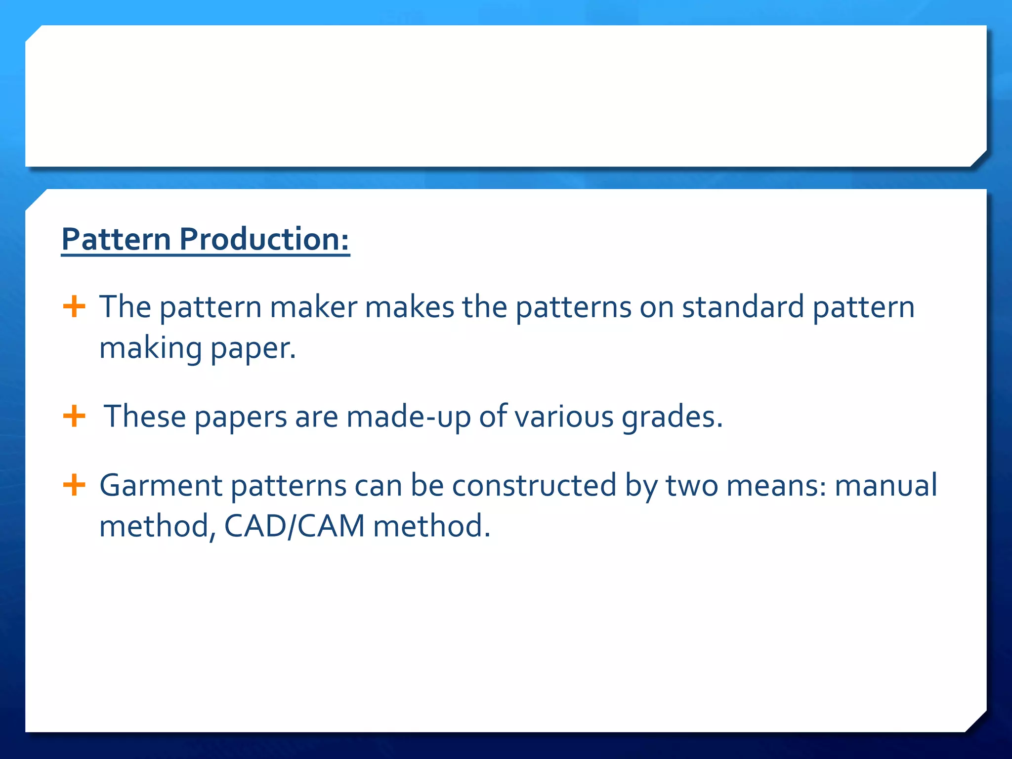 Proces flow in apparel industry | PDF