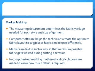 Proces flow in apparel industry | PDF